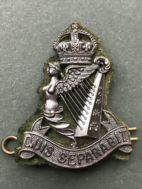 ROYAL IRISH RIFLES Original British Army Cap Badge WW2 £48.00 - PicClick UK