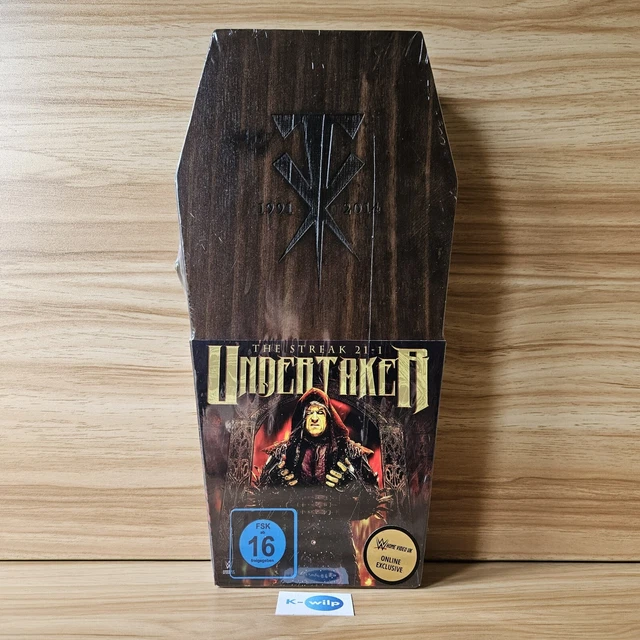 THE STREAK 21-1 Undertaker WWE Coffin DVD Box Set New & Sealed Region 2 ...