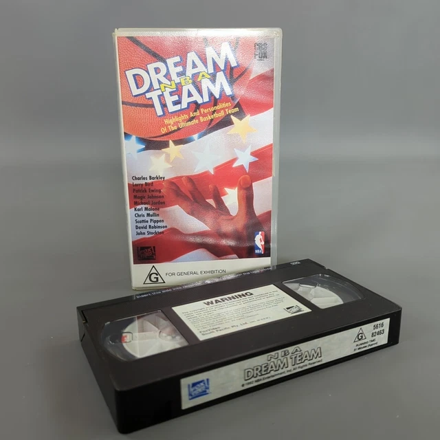 DREAM TEAM NBA VHS Michael Jordan Video Tape Larry Bird Magic 1992 ...