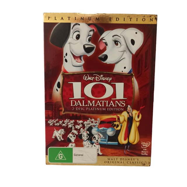 101 DALMATIANS PLATINUM Edt. (DVD 1961) Movie Animation Children ...