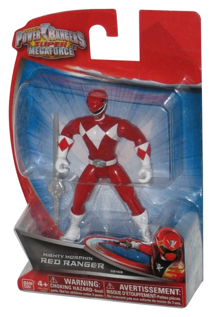 POWER RANGERS SUPER Megaforce Mighty Morphin Rouge (2014) Bandai 4-Inch ...