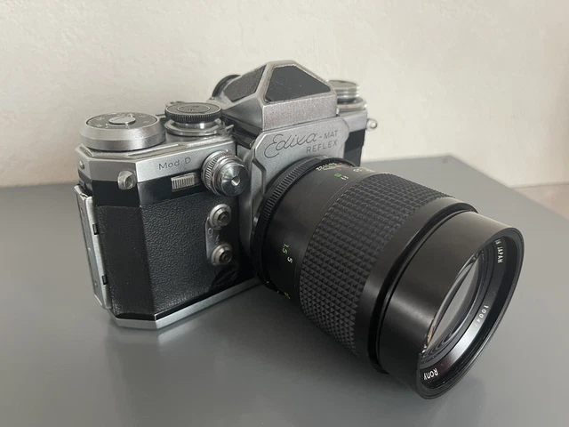 ANCIEN APPAREIL PHOTO Argentique Edixa Mat Reflex Mod D . 2 Objectifs ...