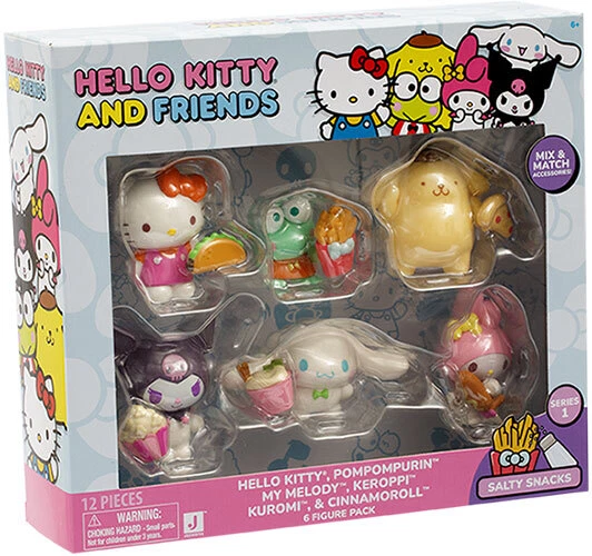 HELLO KITTY E Friends Personaggi 5cm 6 Pack Anime Manga - Figures EUR ...