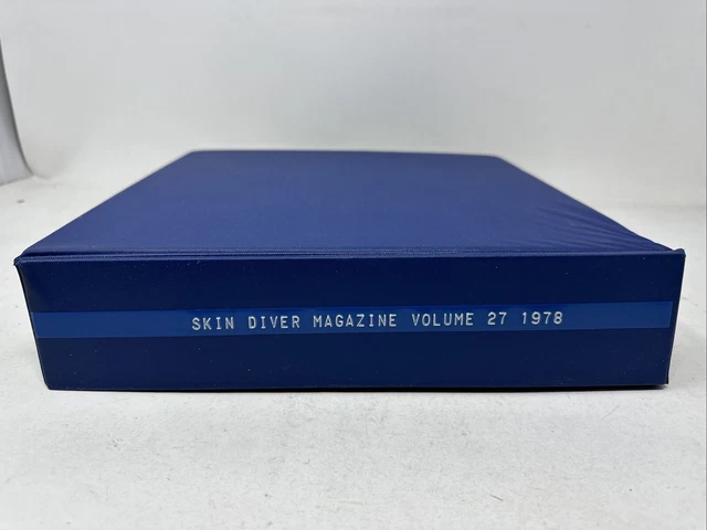 SKIN DIVER MAGAZINE Complete 1978 Year : 12 Issues in Binder £65.75 ...