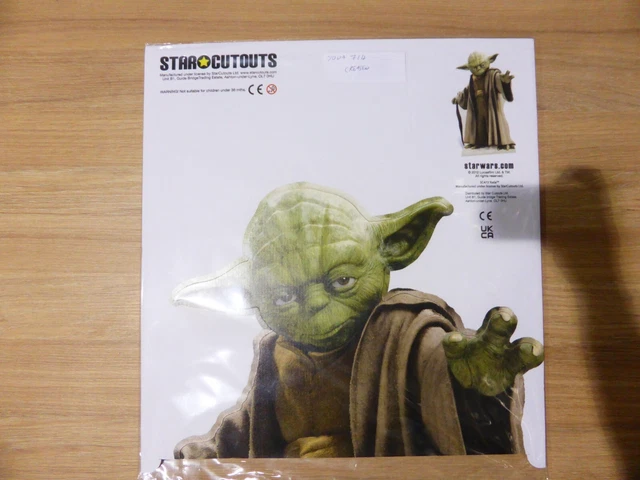 YODA STAR WARS Lifesize Cardboard Cutout / Standee *Damaged* EUR 17,37 ...
