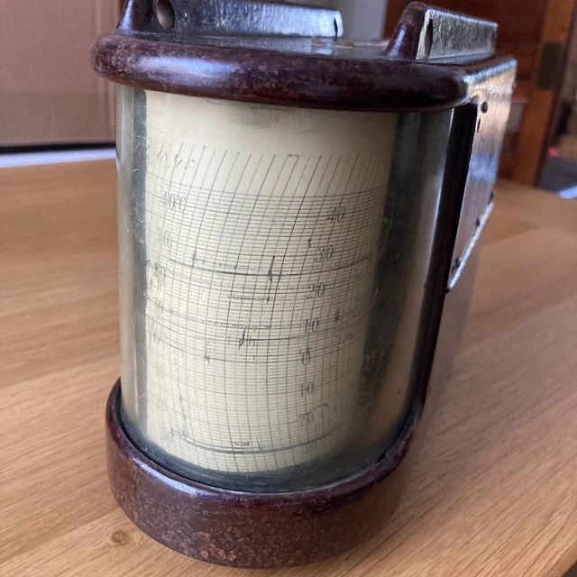 RARE WW2 GERMAN Luftwaffe Altitude Recorder Barograph, Bakelite Case £ ...
