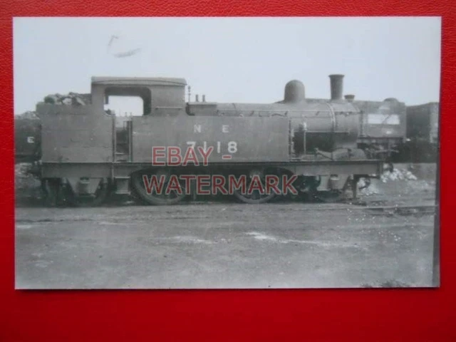PHOTO LNER Ex Ger Class F3 2-4-2T Loco No 7118 £2.80 - PicClick UK