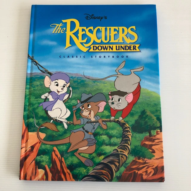THE RESCUERS DOWN Under Disney's Classic Storybook L -Hardcover 1998 ...