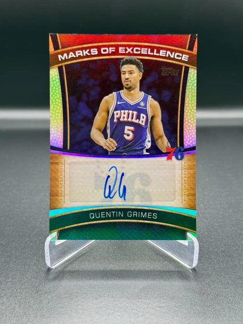 2025/26 TOPPS BASKETBALL - Quentin Grimes - Marks of Excellence ...
