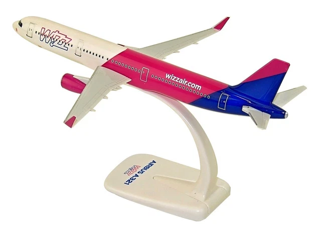 WIZZAIR AIRBUS A321 Scala 1:200 Aereo Modellino da Collezione Wizz Air ...