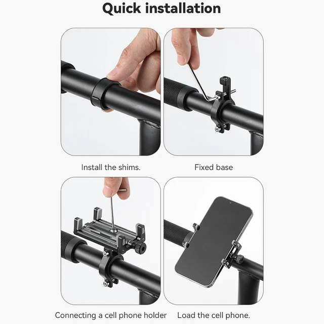 SECURE PHONE HOLDER for Bike Rides Designed to Fit Most Smartphones ...