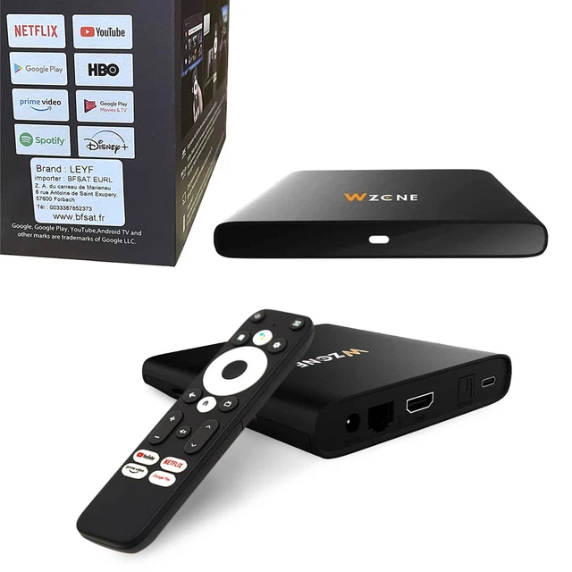 4K UHD ANDROID TV Box Original Licensed by Google LLC and Netflix ...