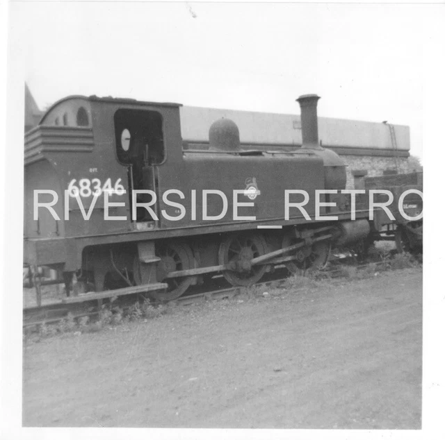 PHOTO RAILWAY J88 Steam Loco 68346 Dunfermline MPD 1960s 8x8cm £3.50 ...