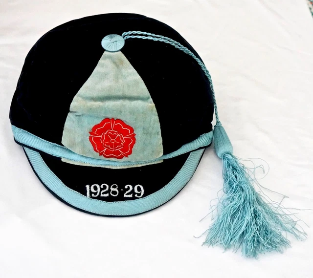 LANCASHIRE RUGBY FOOTBALL Union Honours Cap 1928 - 29. Good Condition ...