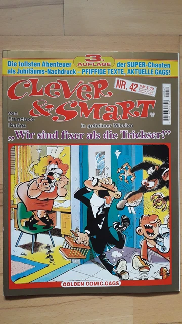 CLEVER & SMART Nr.42 von 1995 - TOP Z0 GOLDEN-COMIC-GAGS Condor F. Ibanez EUR 6,50 - PicClick DE
