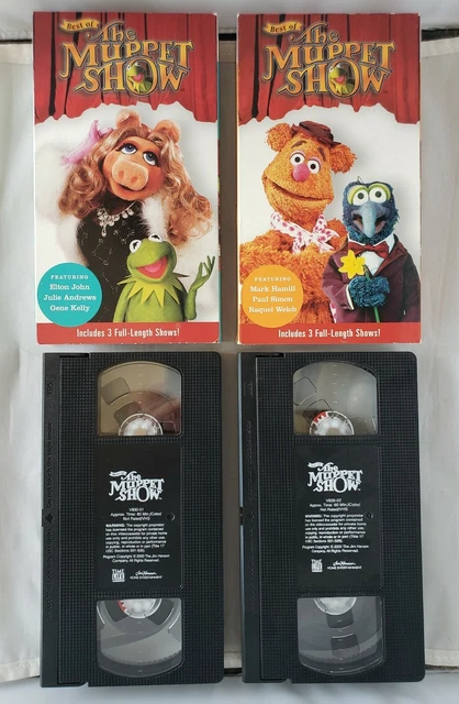 BEST OF THE Muppet Show VHS Tapes Elton John Julie Andrew Paul Simon ...