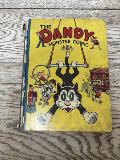 ULTRA RARE 1940 Dandy Monster Comic Annual - Iconic Vintage Collector’s ...