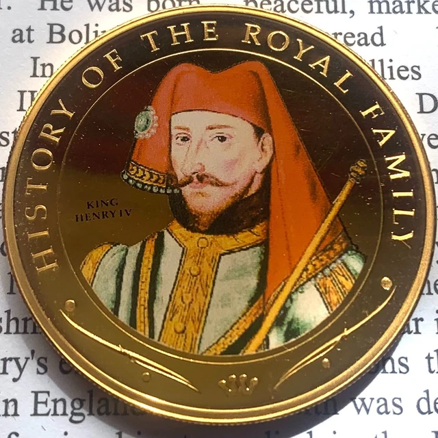 COOK ISLAND 1 Dollar 2009 History of The Royal Family King Henry IV £9. ...