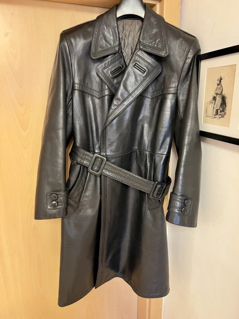 WW2 WW2 LEATHER Coats Officer Coat Krad Coats Motor Jacket Wehrmacht ...