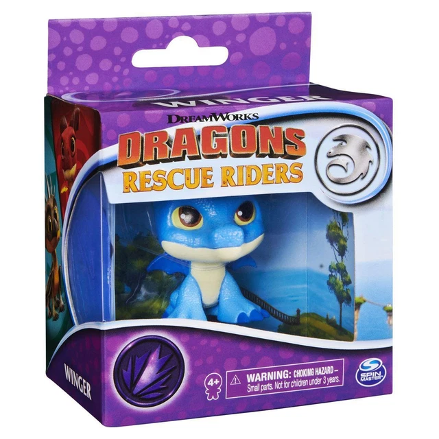 DREAMWORKS DRAGONS RESCUE Riders Mini Winger Blue Dragon +4 EUR 24,89 ...