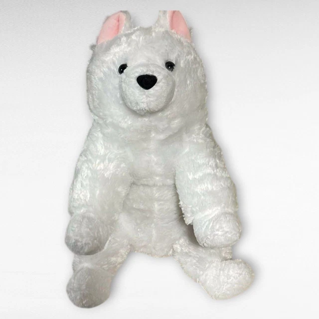 GIANT SAMOYED PLUSH Toy - Ultra Big, Lifelike Stuffed Animal 56cm £39. ...