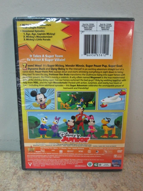 MICKEY MOUSE CLUBHOUSE: Super Adventure (DVD, 2013) - Neuf - Scellé EUR ...