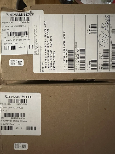 SOFTWARE HOUSE ISTAR ULTRA GCM Module USTAR GCM Access Control Board ...