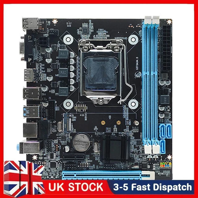 H81 MOTHERBOARD VGA+HDMI-COMPATIBLE+RJ45 Port Micro-ATX LGA1150 PC Main ...