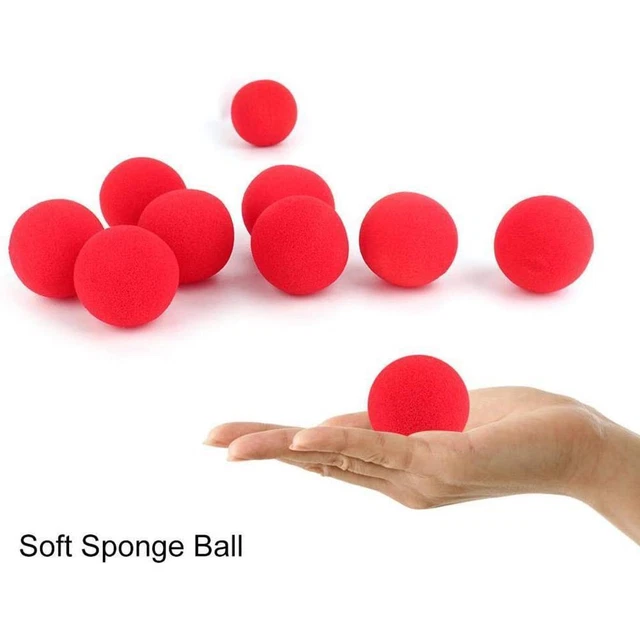 JUMBO RED SUPER SOFT SPONGE BALL by Gosh Magic Trick Foam new Prop M8A4 ...