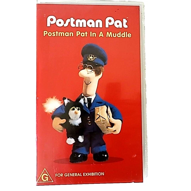 POSTMAN PAT IN A Muddle ABC VHS Cassette Tape Vintage 1992 PAL $29.95 ...