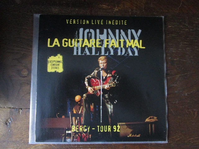 JOHNNY HALLYDAY : 45t "La guitare fait mal" EUR 20,00 - PicClick IT