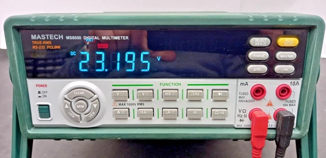 MULTIMETRE MASTECH MS 8050 Numerique De Table 53000 Pts Trms 0.03% EUR 225,00 - PicClick FR