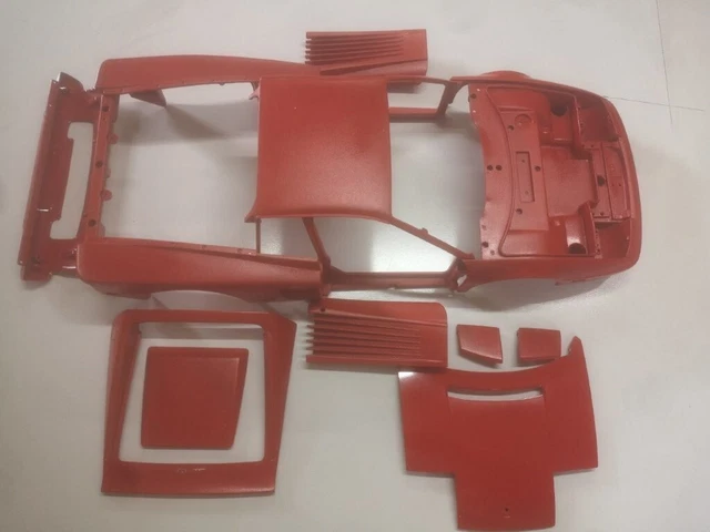 PIECE COMPLETE METAL BODY FERRARI TESTAROSSA POCHER 1/8 scale K51 K52 ...