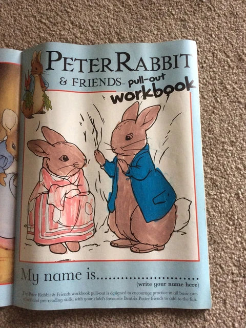 PETER RABBIT AND Friends Magazine Issue No 1 With Pull Out Workbook £5. ...
