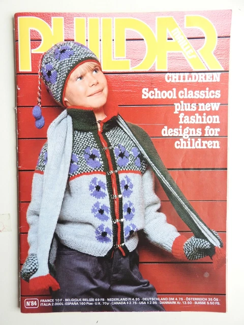 PHILDAR MAILLES CHILDREN Knitting magazine No 84 school classics fashion designs EUR 7,60 ...
