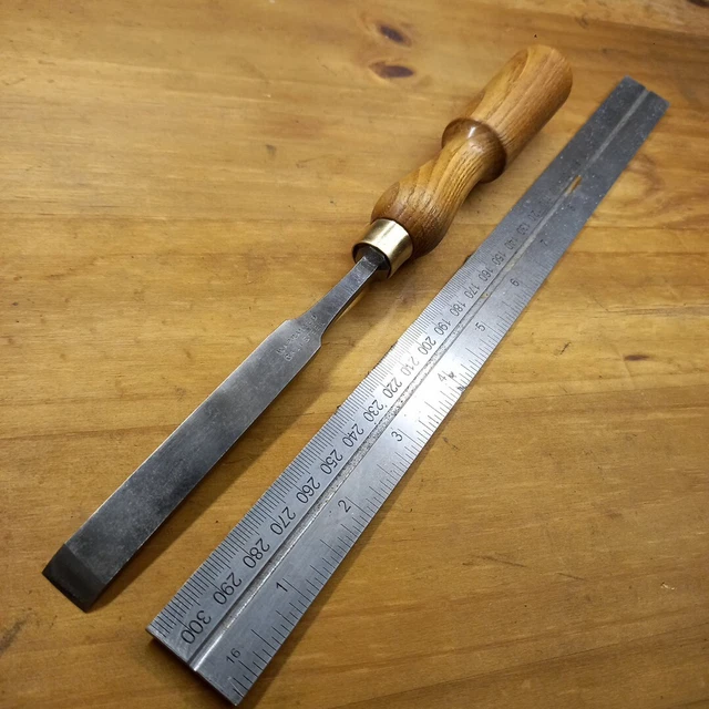 VINTAGE ACUTE F.G.PEARSON Sheffield 1/2" (13mm) Cast Steel Wood Chisel ...