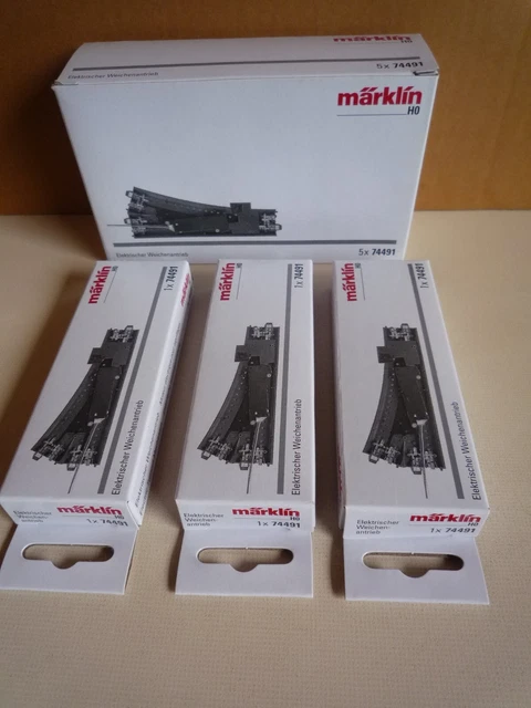 MÄRKLIN 74491 ELEKTRISCHER Weichenantrieb 3 Stück EUR 49,99 - PicClick DE