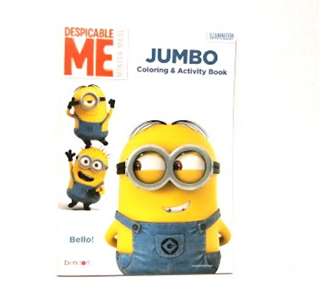 BENDON DESPICABLE ME Jumbo Coloring & Activity Book $10.95 - PicClick