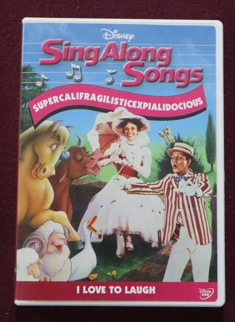 DISNEY SING ALONG Songs DVD - I LOVE TO LAUGH (R1) - NM £12.50 ...