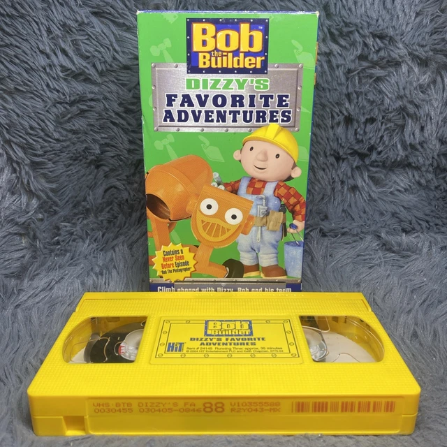BOB THE BUILDER Dizzy’s Favorite Adventures VHS Tape 2004 Yellow ...