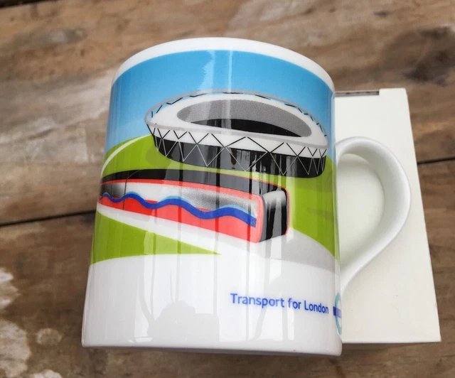 DLR METRO RAILWAY Trains advertising mug cup overground Rail Transport ...