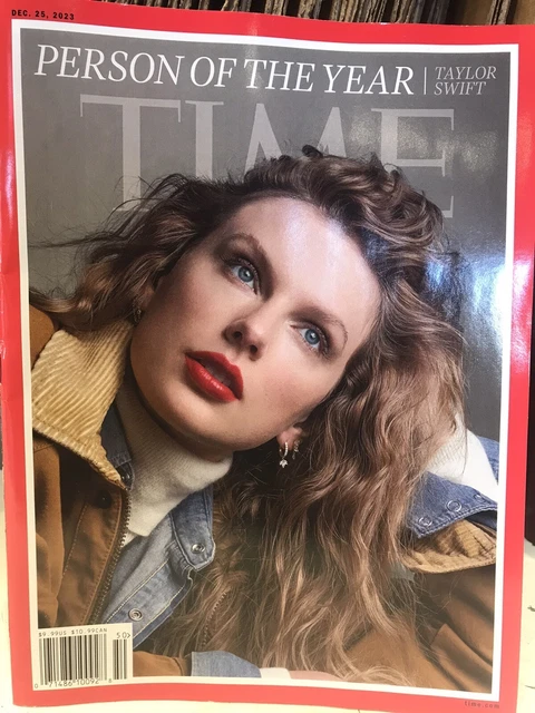 TAYLOR SWIFT - Time Magazine décembre 2023 personnalité de l'année EUR ...