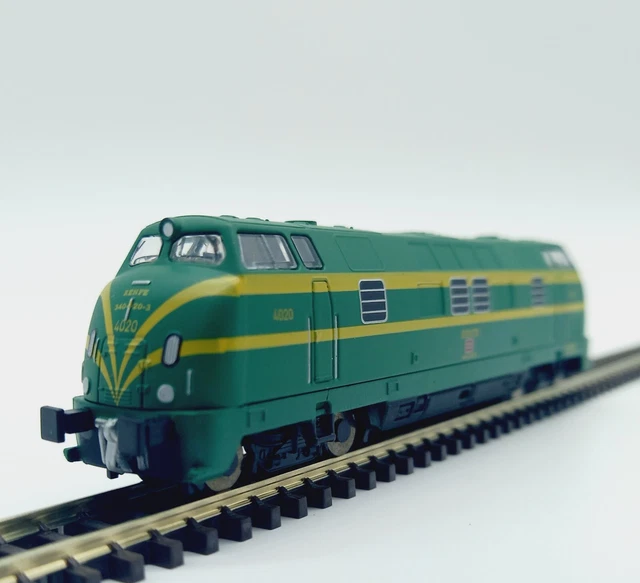 N GAUGE SCALE Renfe Class 340 Diesel Locomotive Train Engine Model ...