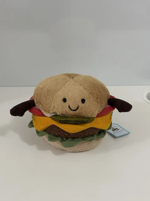 JELLYCAT AMUSEABLES BURGER - Brand New With Tags £39.16 - PicClick UK