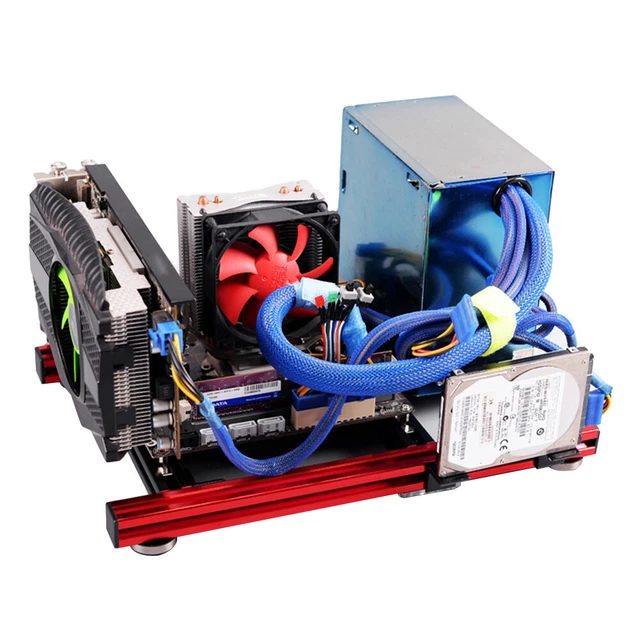 DIY MINI OPEN Frame ITX Motherboard PC Computer Case Fit £42.92 - PicClick UK
