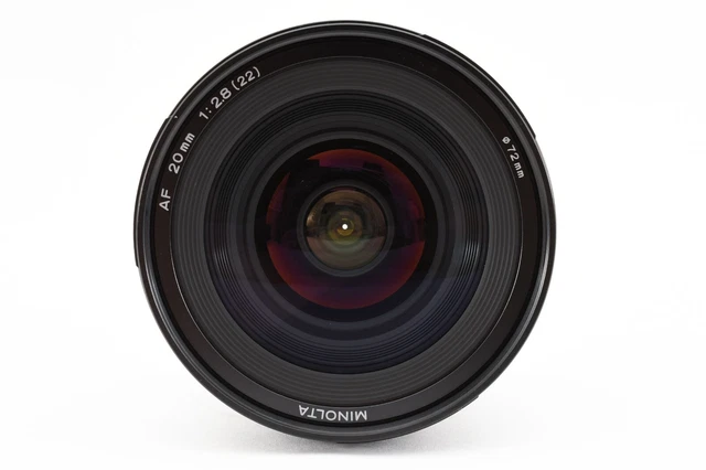 MINOLTA AF 20MM f/2.8 Wide Angle Lens for Sony A-mount [Exc+++] w/Hood Y1361 $186.25 - PicClick CA