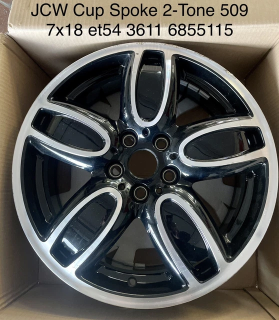 MINI F55 F56 F57 Felge Lm Rad Jcw Cup Spoke 2 Tone 509 6855115 ...
