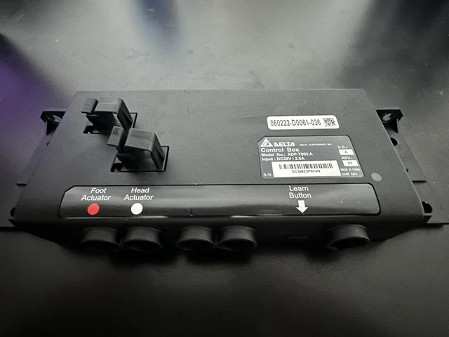 TEMPURPEDIC DELTA ADJUSTABLE bed base control box ADP-T003A USED $138. ...