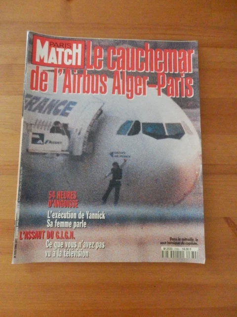 PARIS MATCH N°2380 5 janvier 1996 Otages Airbus Paris Alger EUR 3,50 ...
