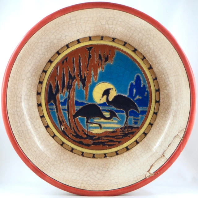 &LONGWY ART DECO "WADERS" Antique Cut 30s/1930s/Spring... £170.28 ...